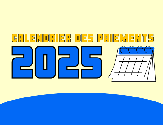 CAF - Le calendrier 2025 des paiements